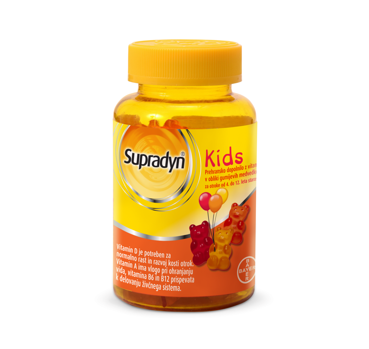 Supradyn Kids | prehranski dodatek | bomboni | Lekarna pri Kranjskem orlu